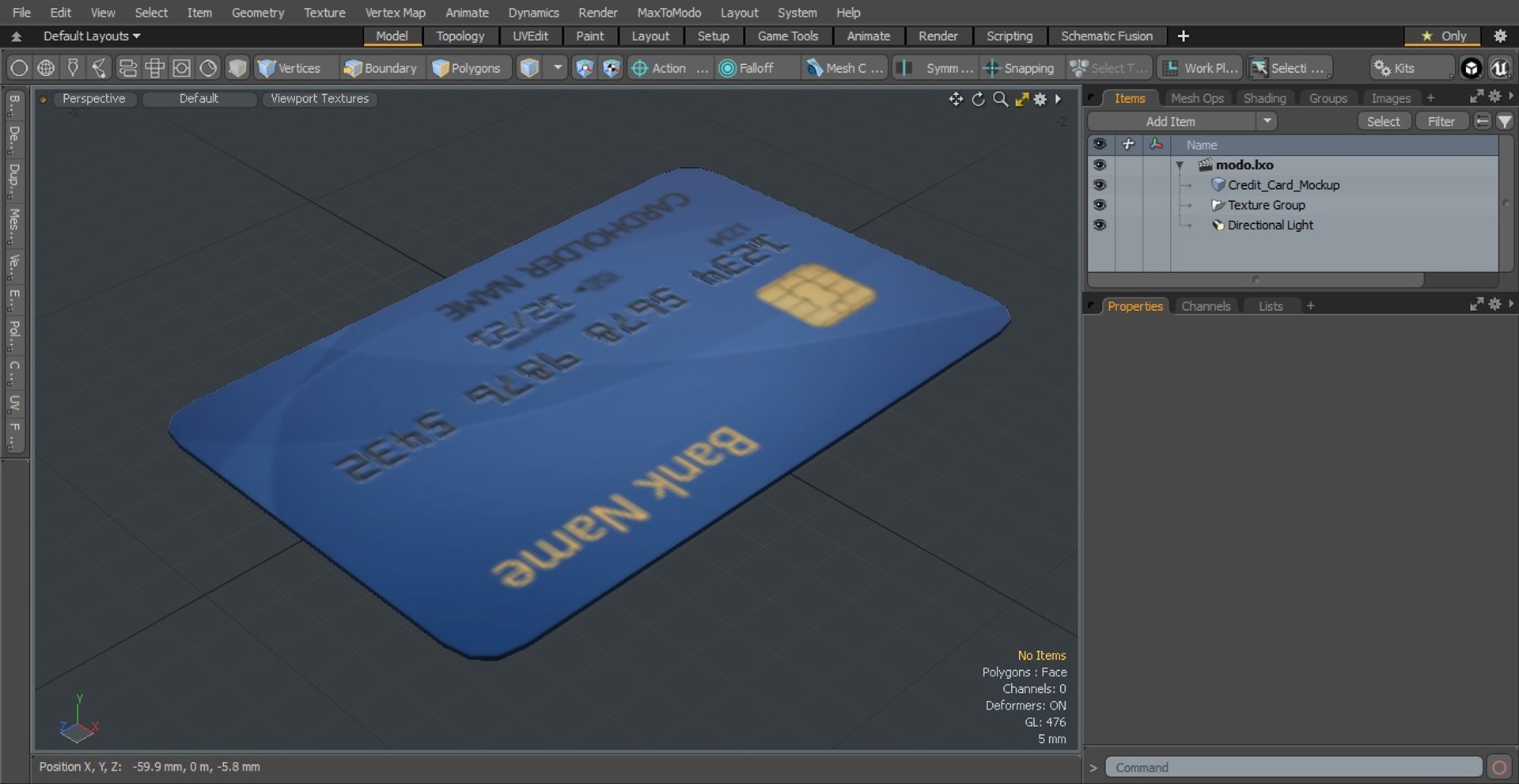 3D Credit Card Mockup Model - TurboSquid 2045394