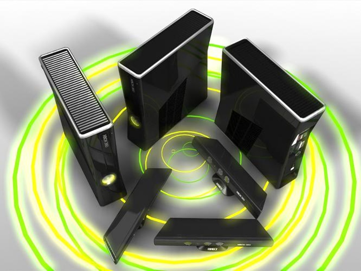 3d Xbox 360 S Kinect Model