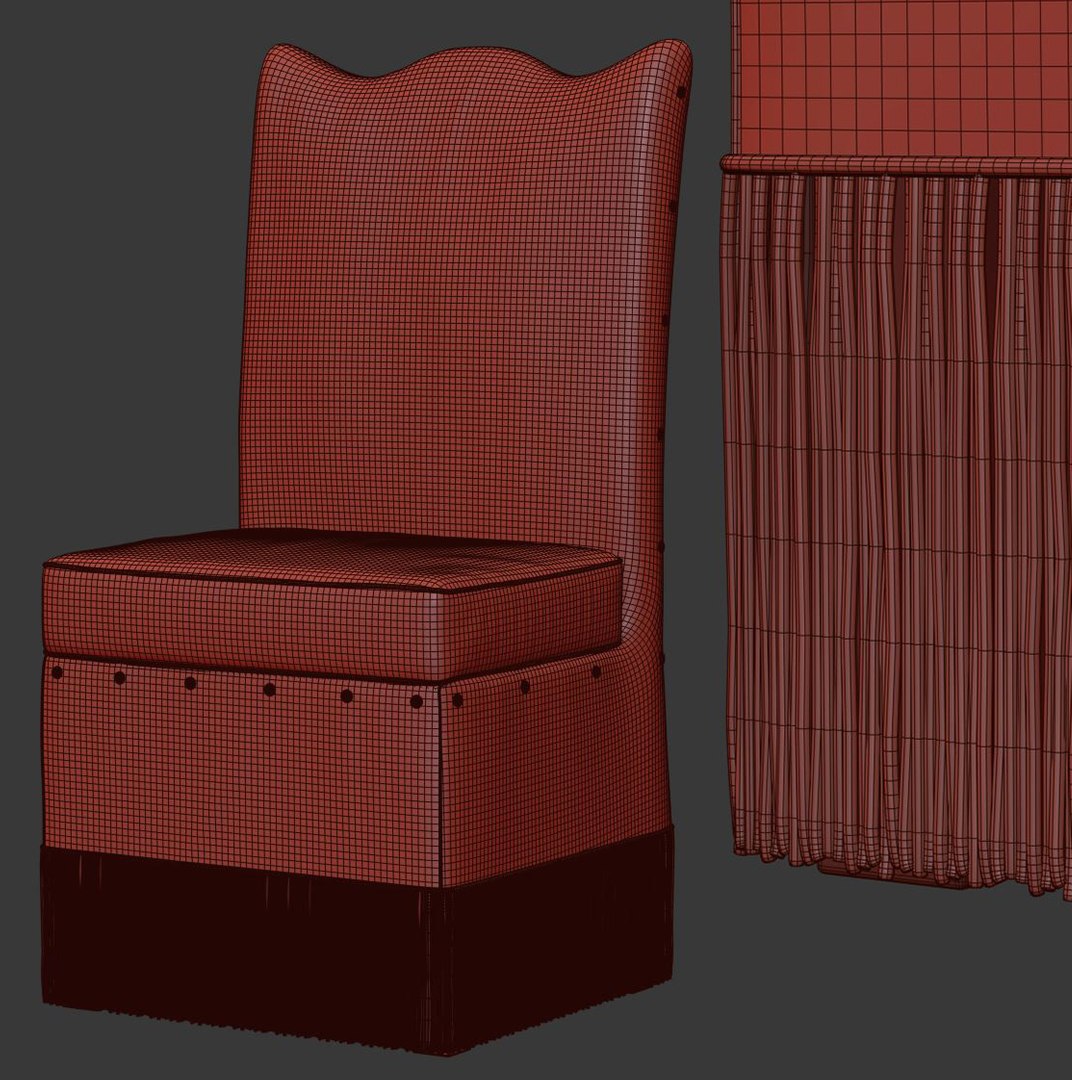 3D Model Nelly Restaurant Chair - TurboSquid 1752086