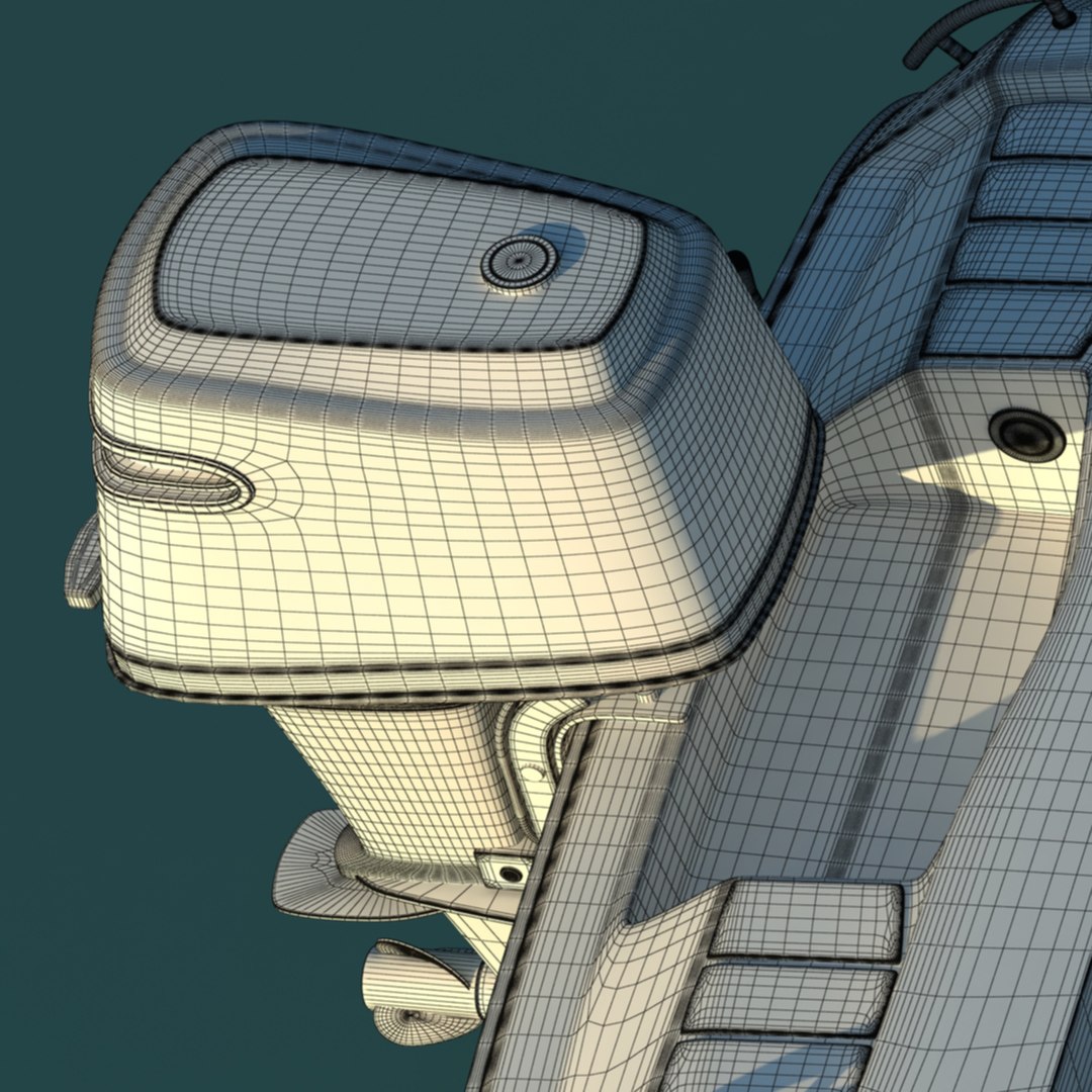 Boat Motorboat Motor 3d Model