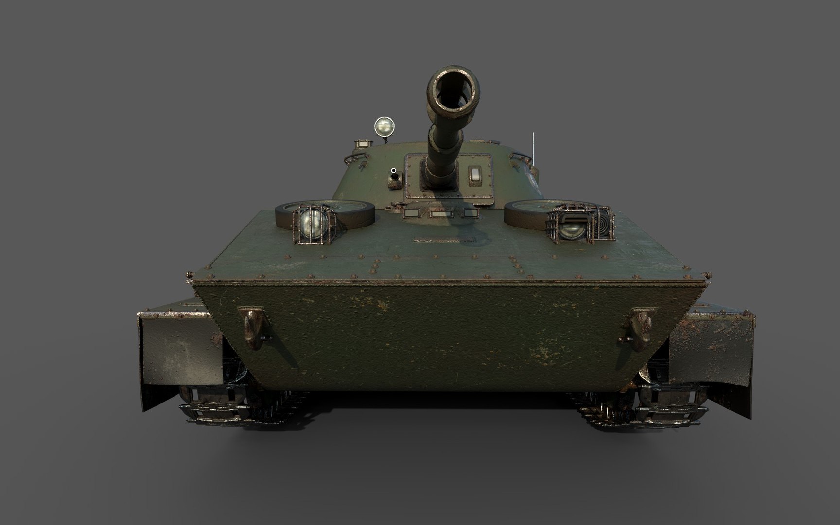 Soviet Tank PT 76 3D Model - TurboSquid 1792362