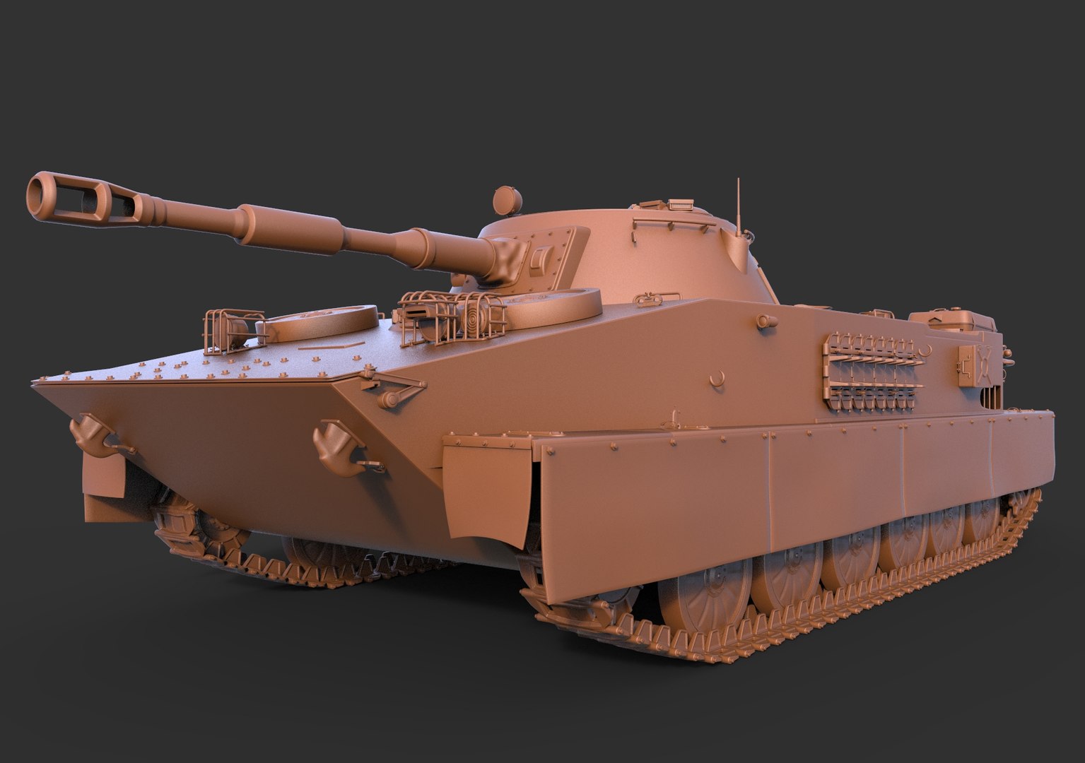 Soviet Tank PT 76 3D Model - TurboSquid 1792362