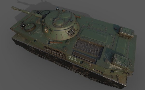 Soviet Tank PT 76 3D model - TurboSquid 1792362