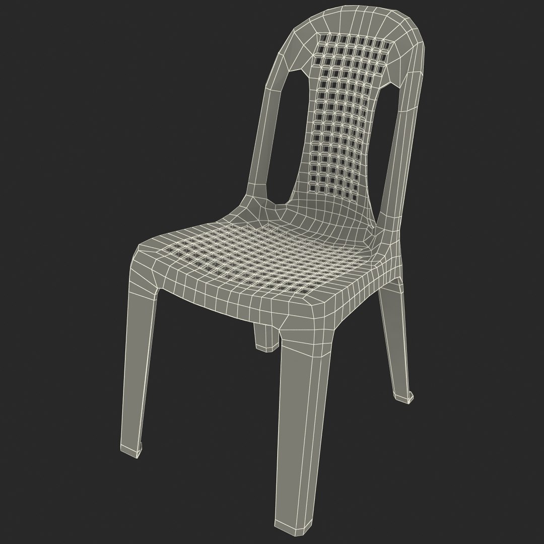 Monobloc Chair 4 3d Max