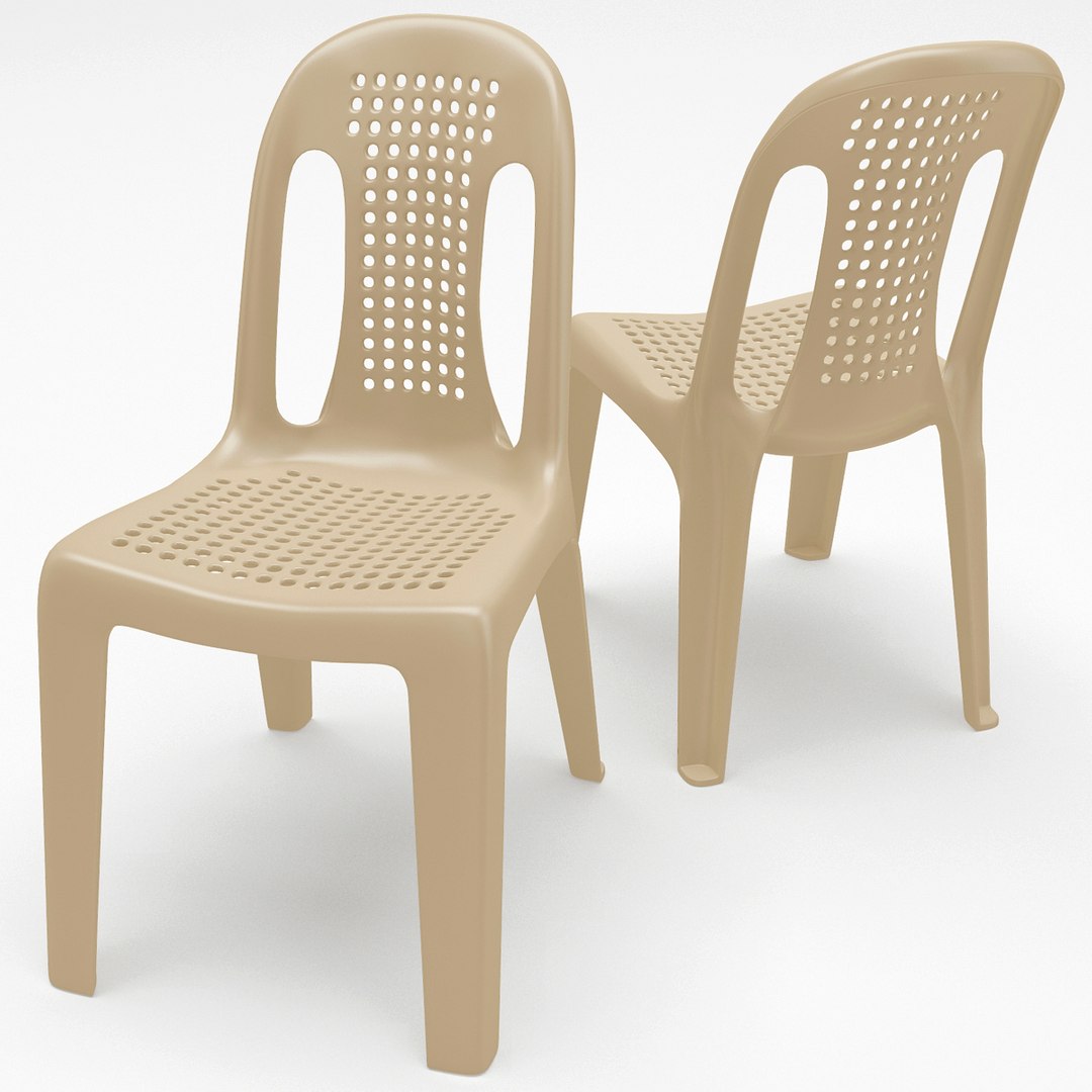 Monobloc Chair 4 3d Max