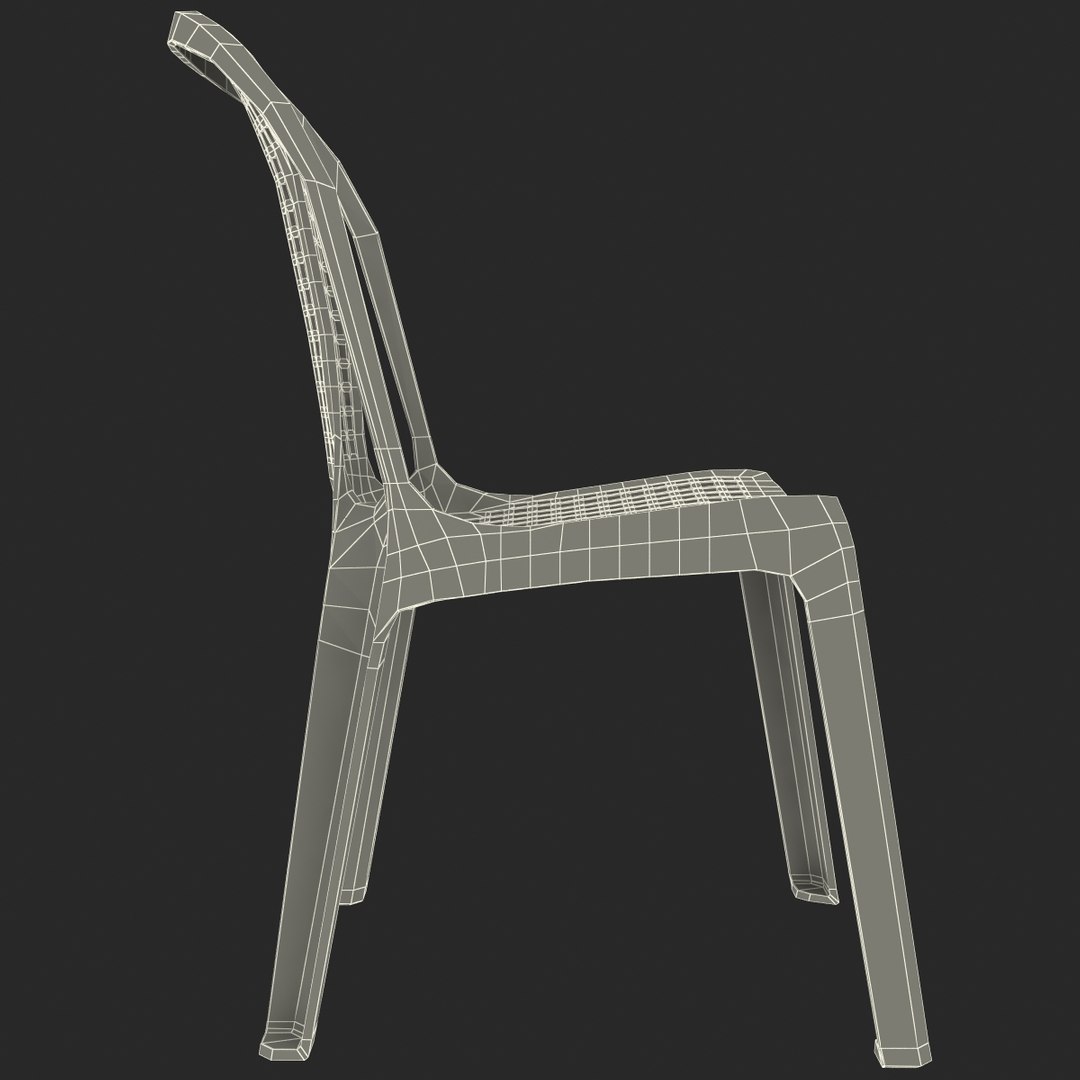 Monobloc Chair 4 3d Max