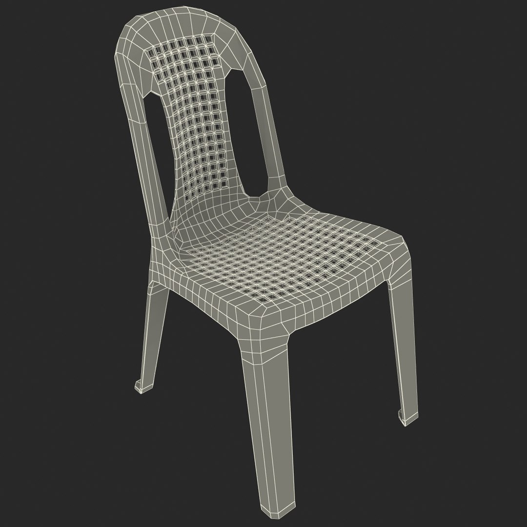 Monobloc Chair 4 3d Max