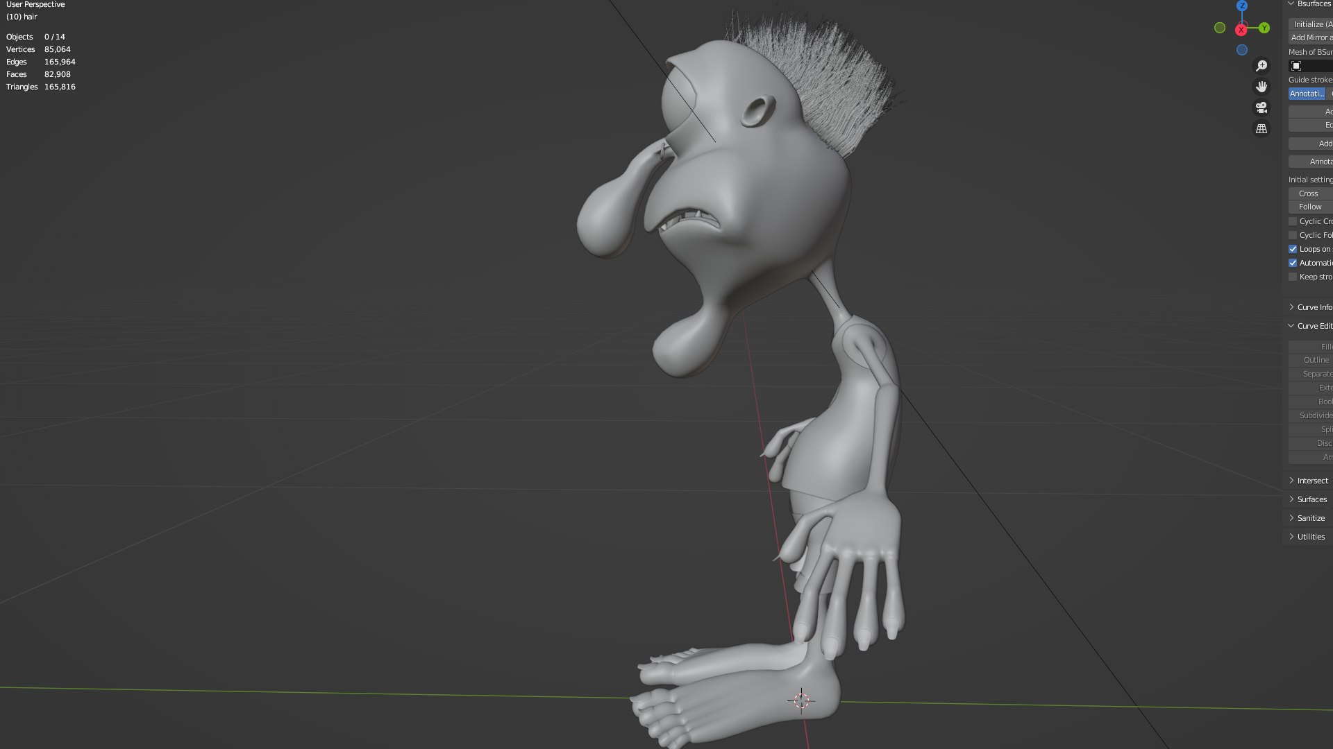 Punk man 3D model - TurboSquid 1976027