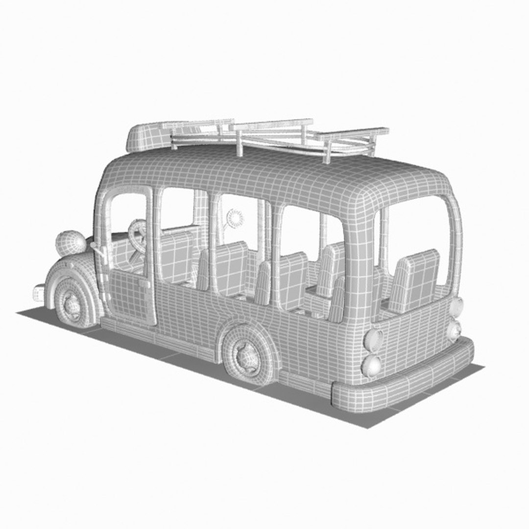Wrecked Minibus Bus 3D Model - TurboSquid 1514880