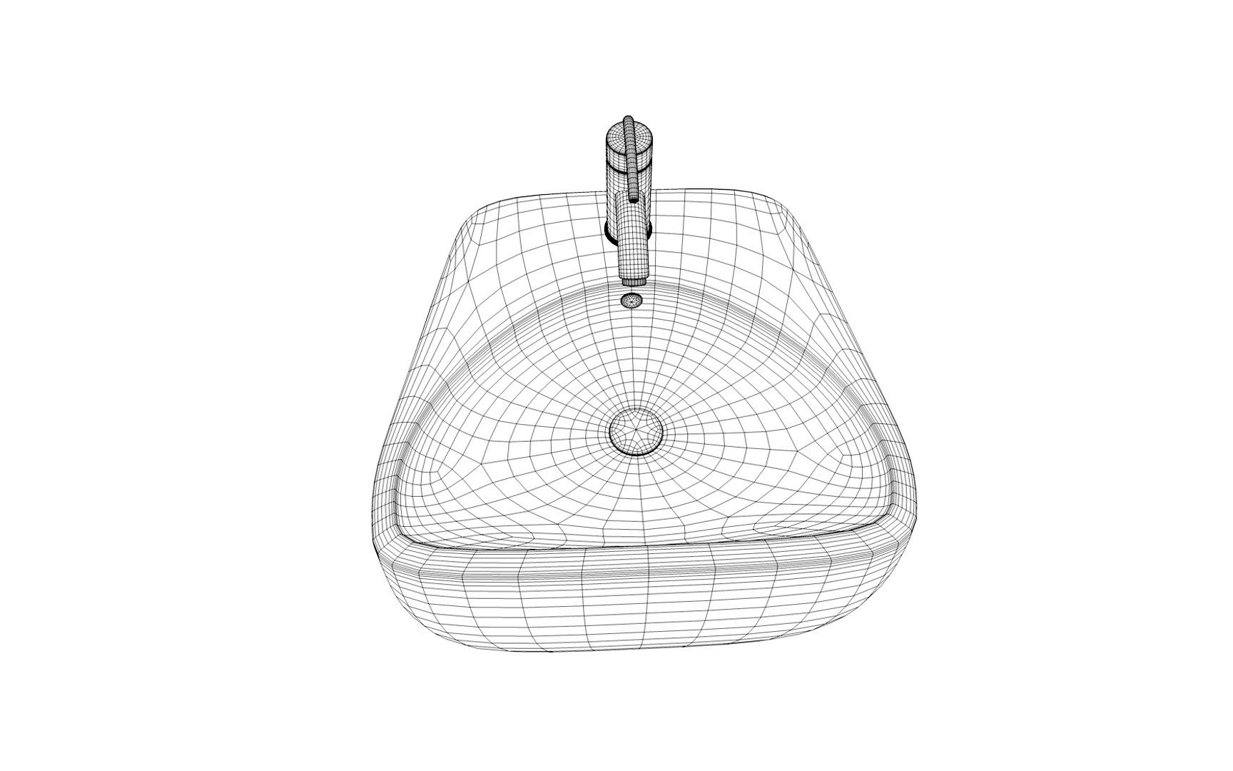 3d bathroom wash basin