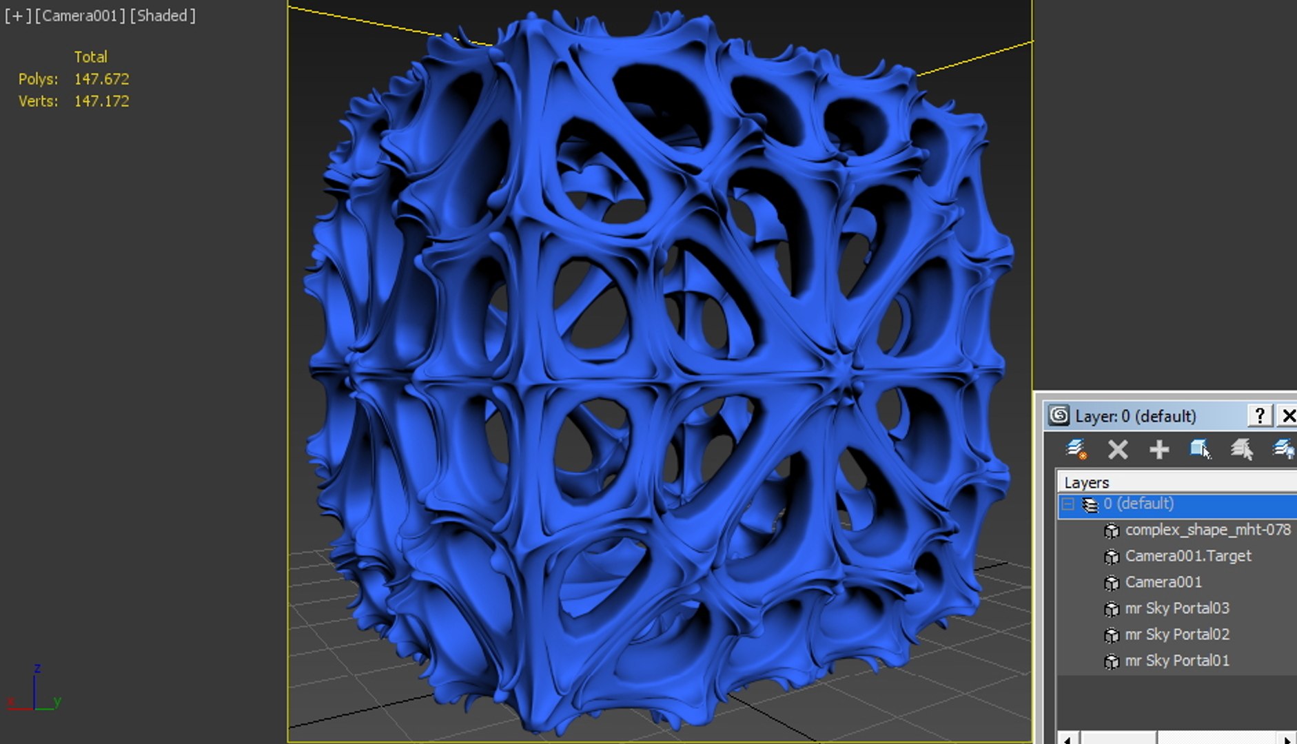 Complex Shape 3d Model