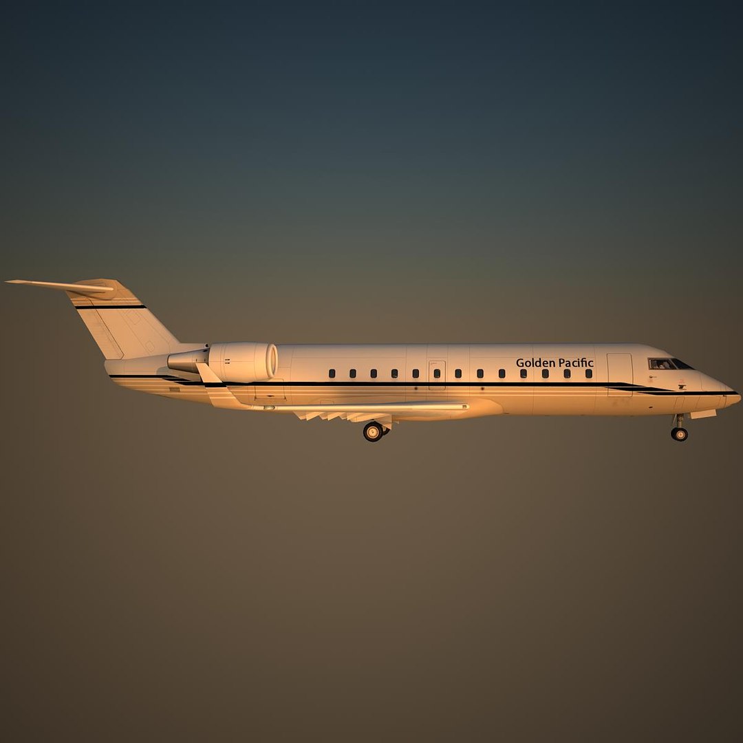3d Max Bombardier Challenger Pvt