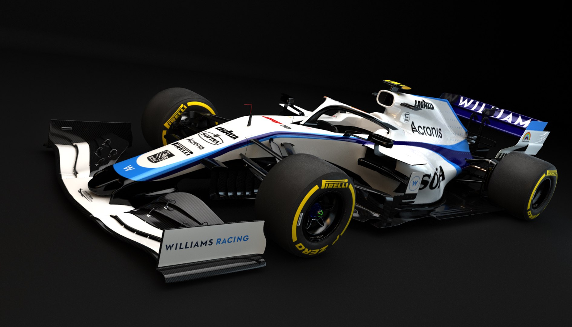 F1 Williams Fw43 3D Model - TurboSquid 1585410