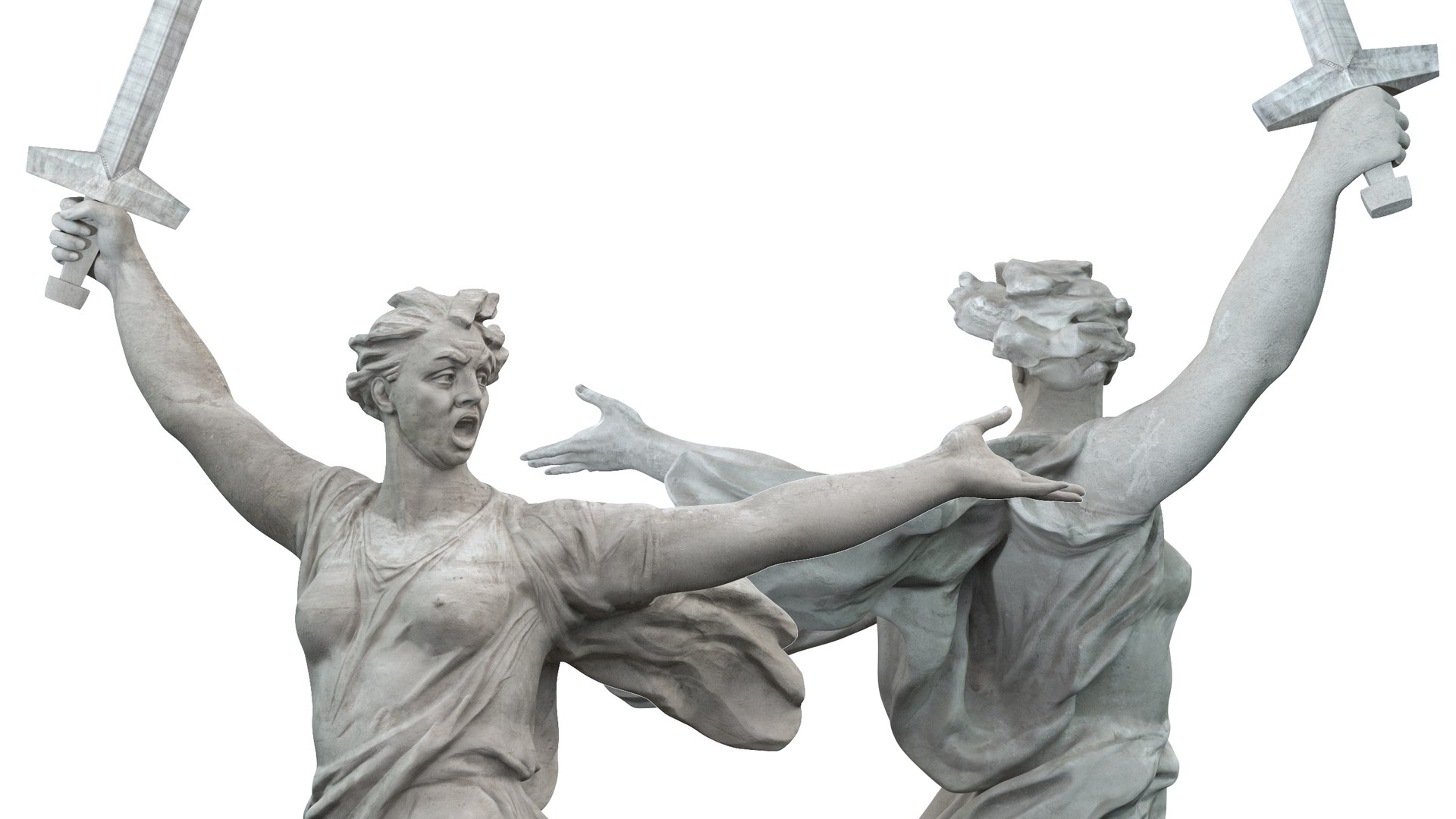 3D Statue Motherland Calls - TurboSquid 2220953