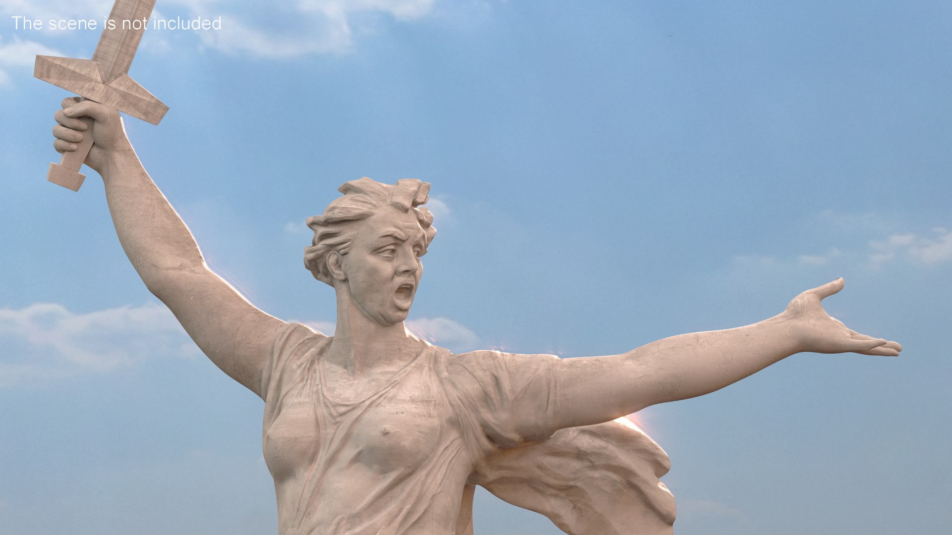 3D Statue Motherland Calls - TurboSquid 2220953