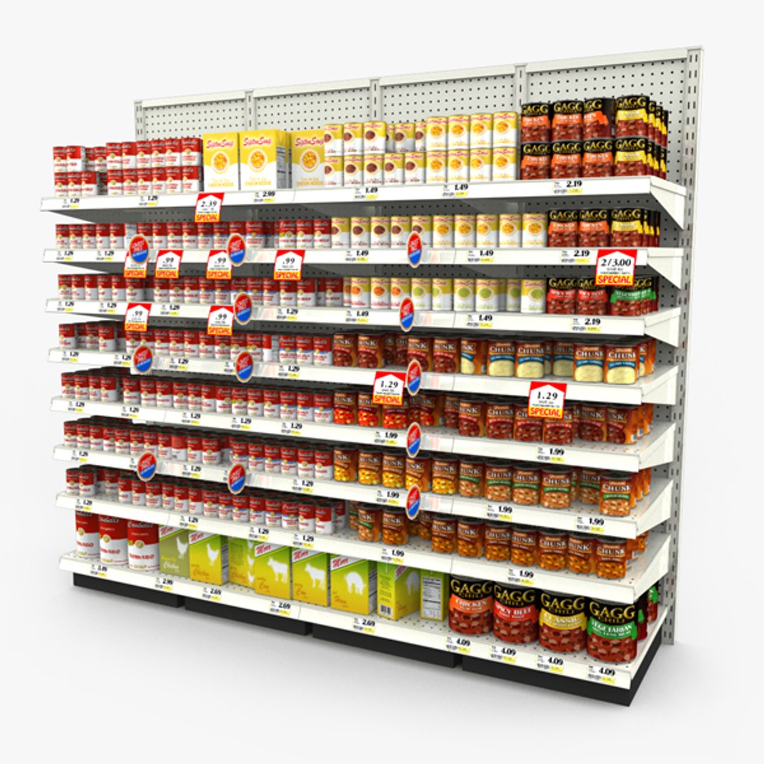 Grocery - 3d Max