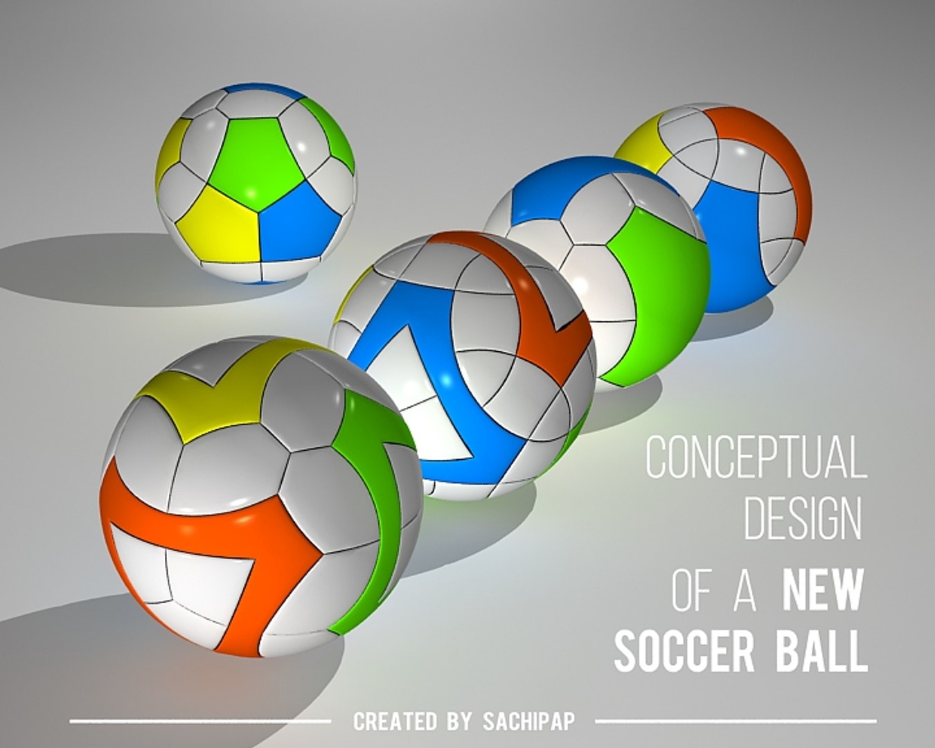 3D model conceptual design new soccer ball - TurboSquid 1166825