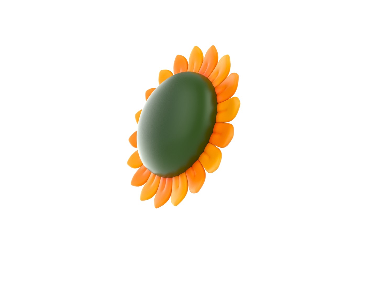 3D Character227 Cartoon Sunflower Model - TurboSquid 2030656