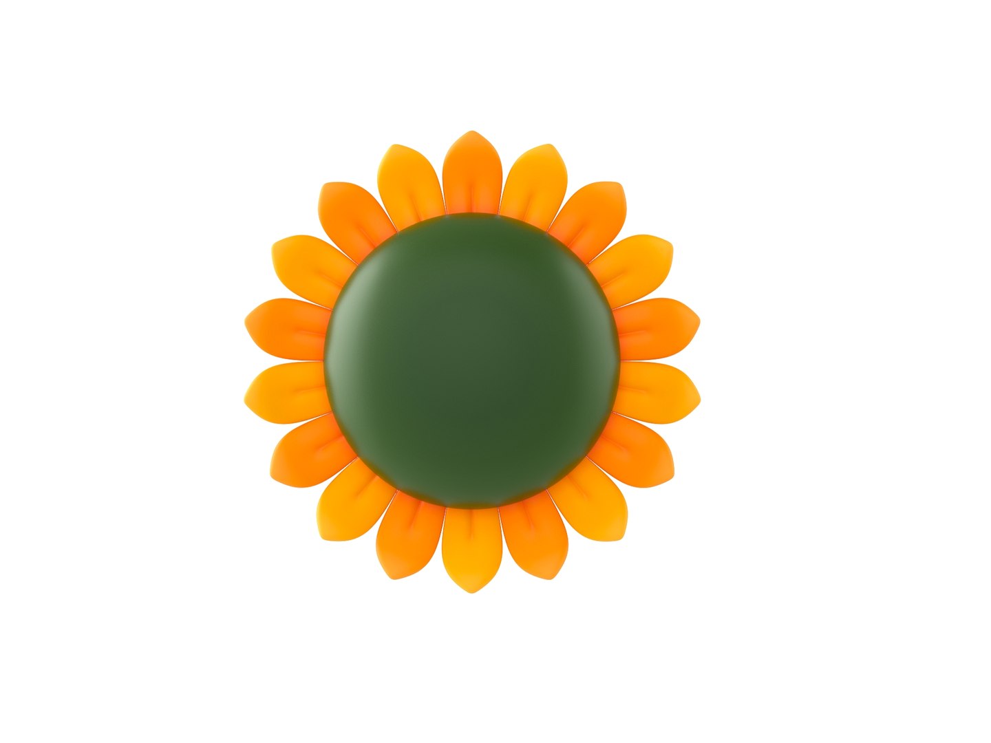 3D Character227 Cartoon Sunflower Model - TurboSquid 2030656