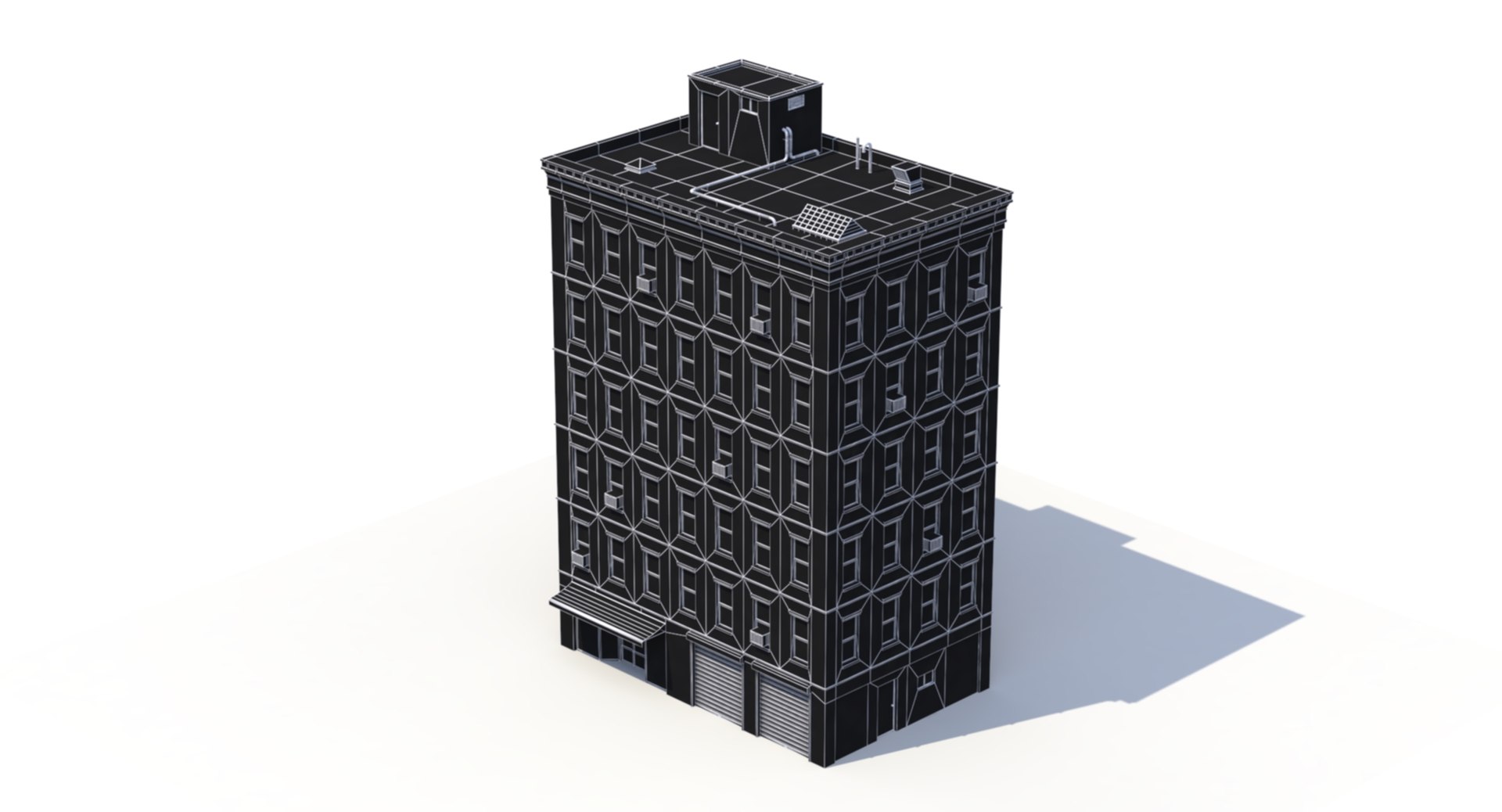 Apartment Buildings 3D Model - TurboSquid 2418344
