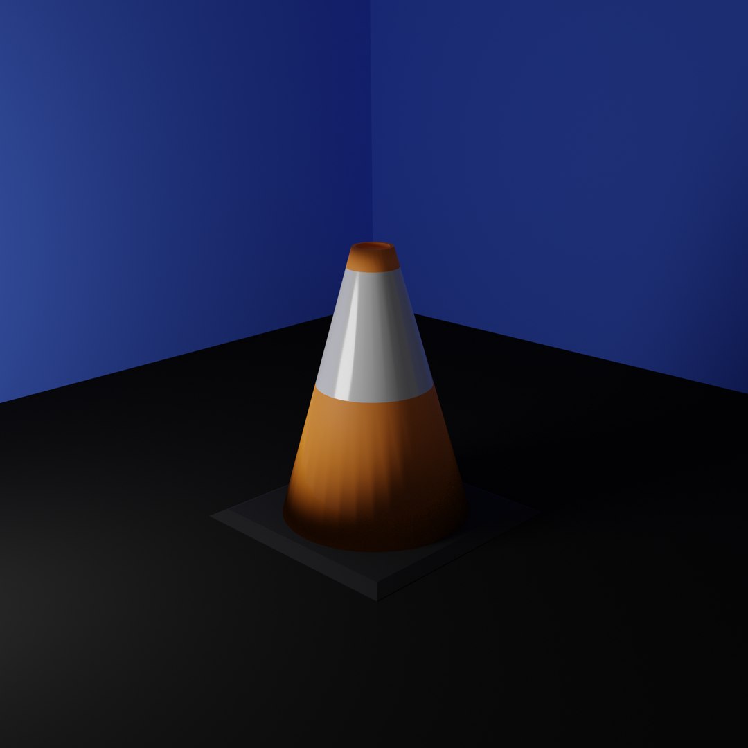 Free Low-poly Traffic Cone 3D - TurboSquid 1624360