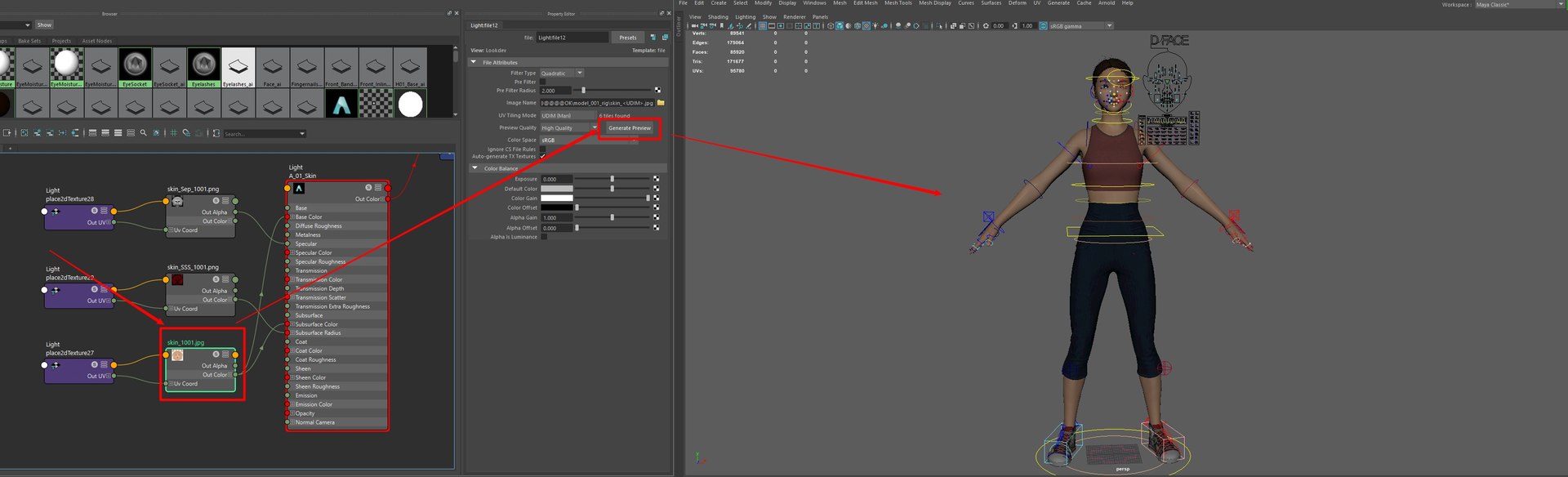 3D Female Rigged - TurboSquid 1703243