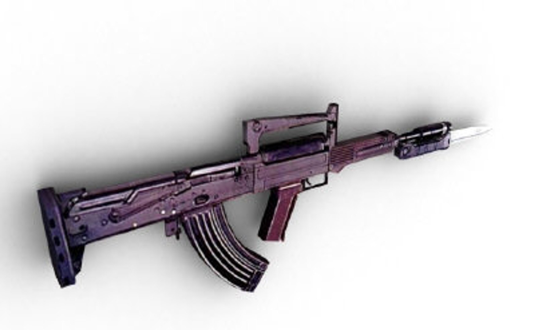 Oc-14 Groza Bayonet 3d Max
