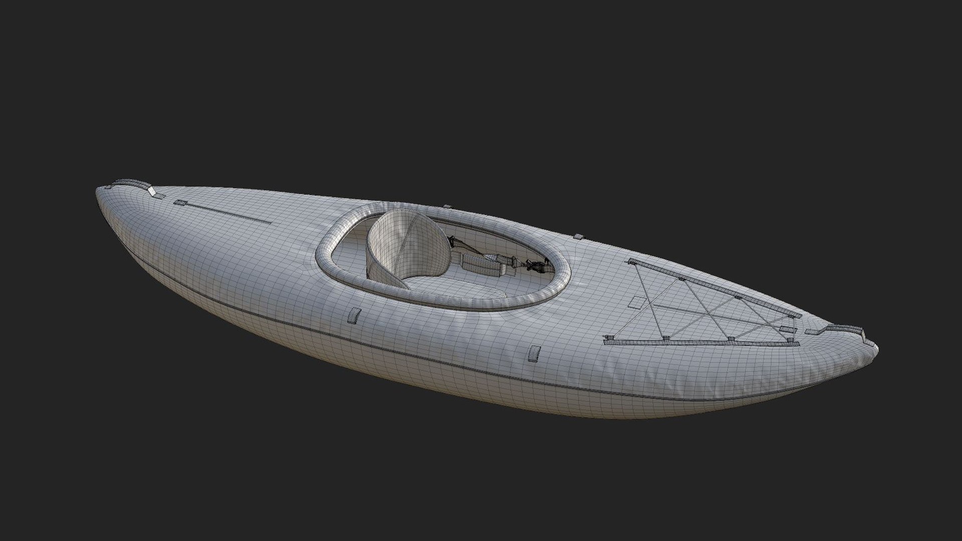 3D Kayak model - TurboSquid 1989912