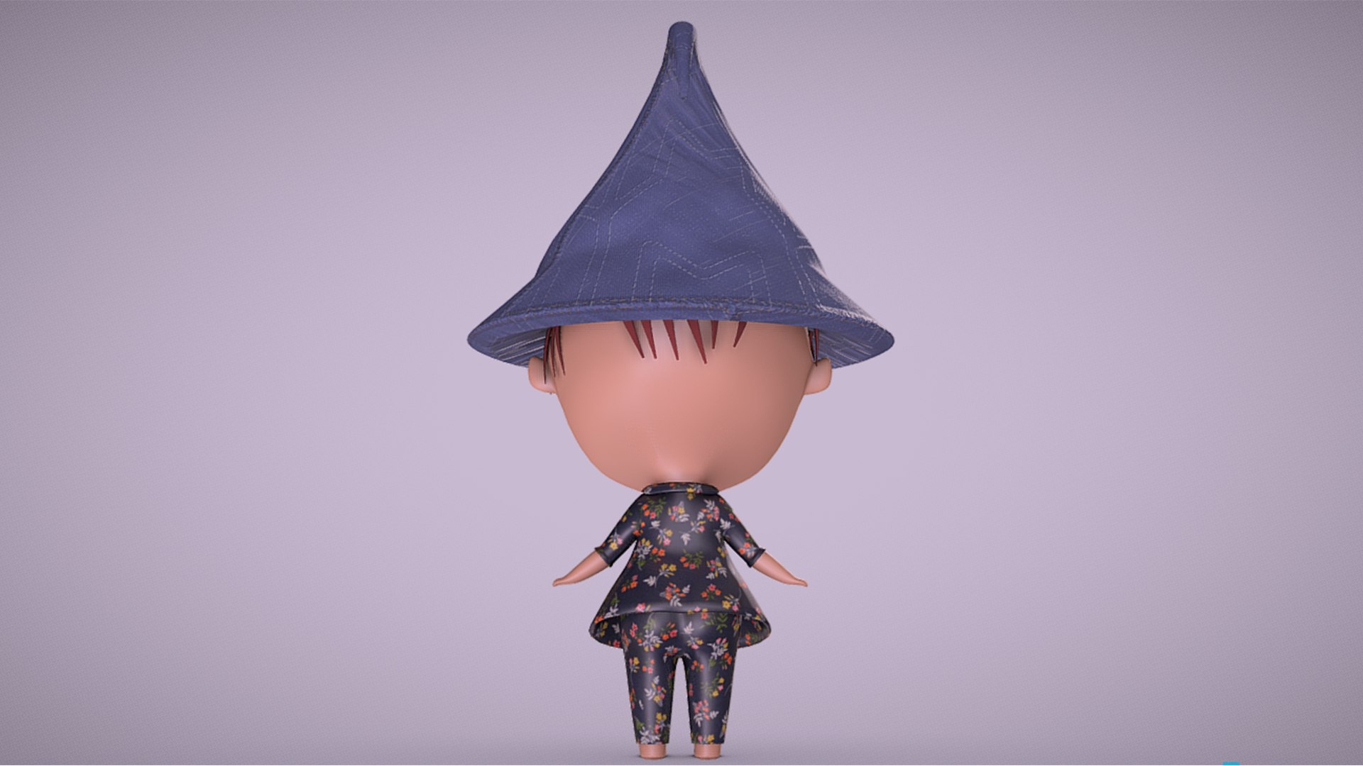 Witch Cartoon Character - Lia 3D Model - TurboSquid 2168433