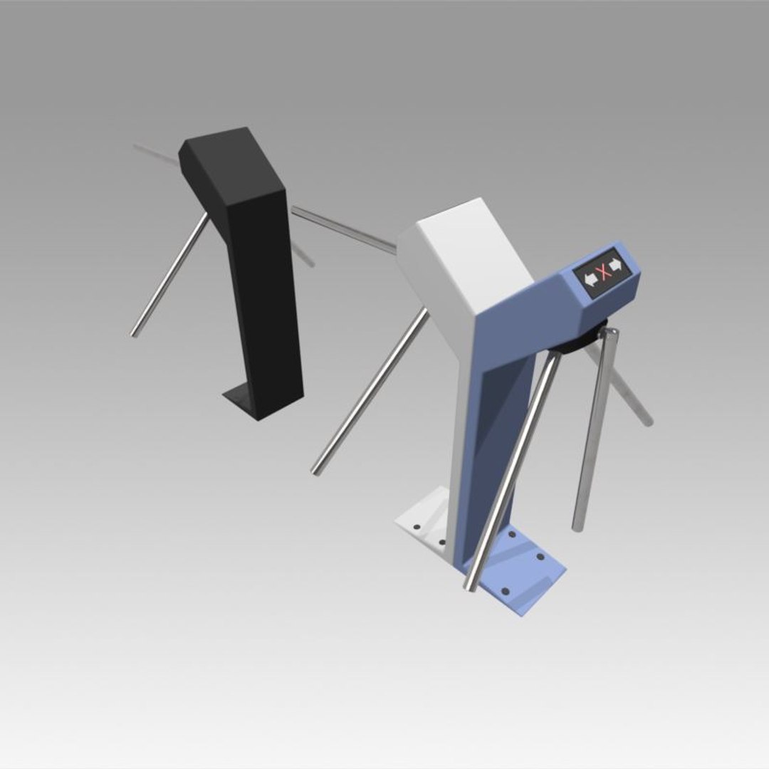 3D Model Turnstile - TurboSquid 1369306