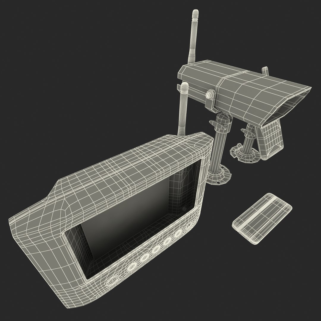 3d Model Of Wireless Surveillance Uniden Udw20055