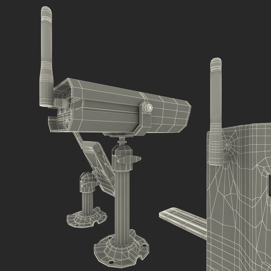 3d Model Of Wireless Surveillance Uniden Udw20055