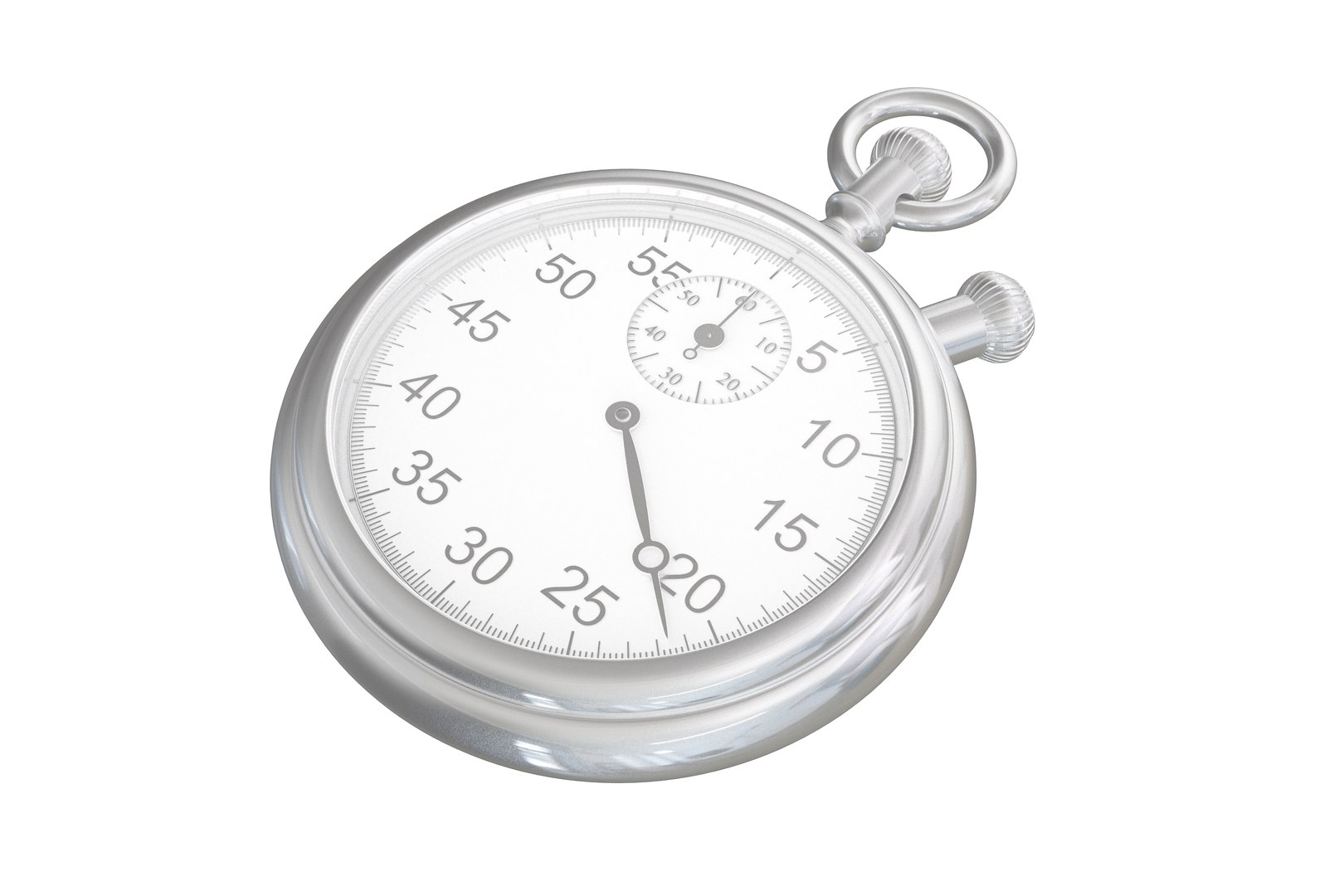 Stopwatch 3D Model - TurboSquid 2163984