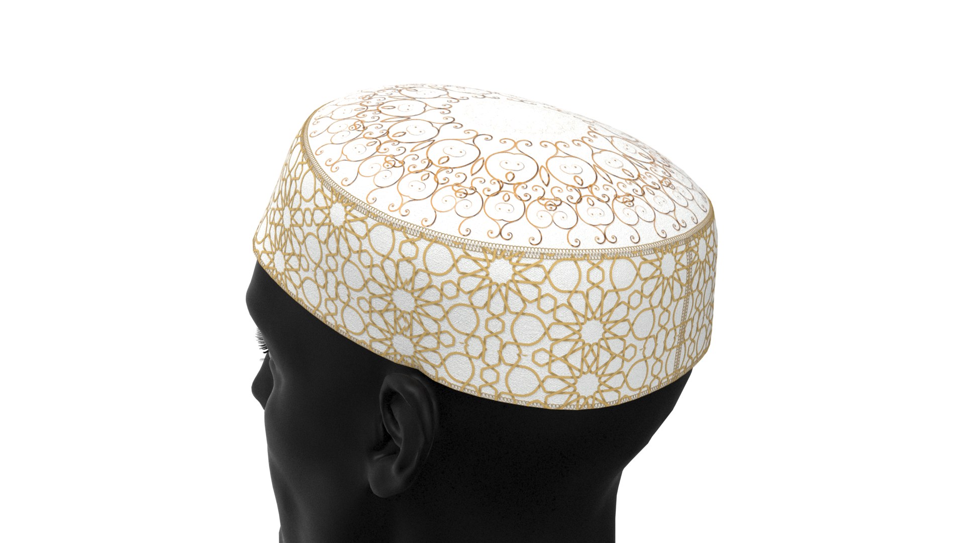 Islamic Cap OBJ 3D Model - TurboSquid 1826880