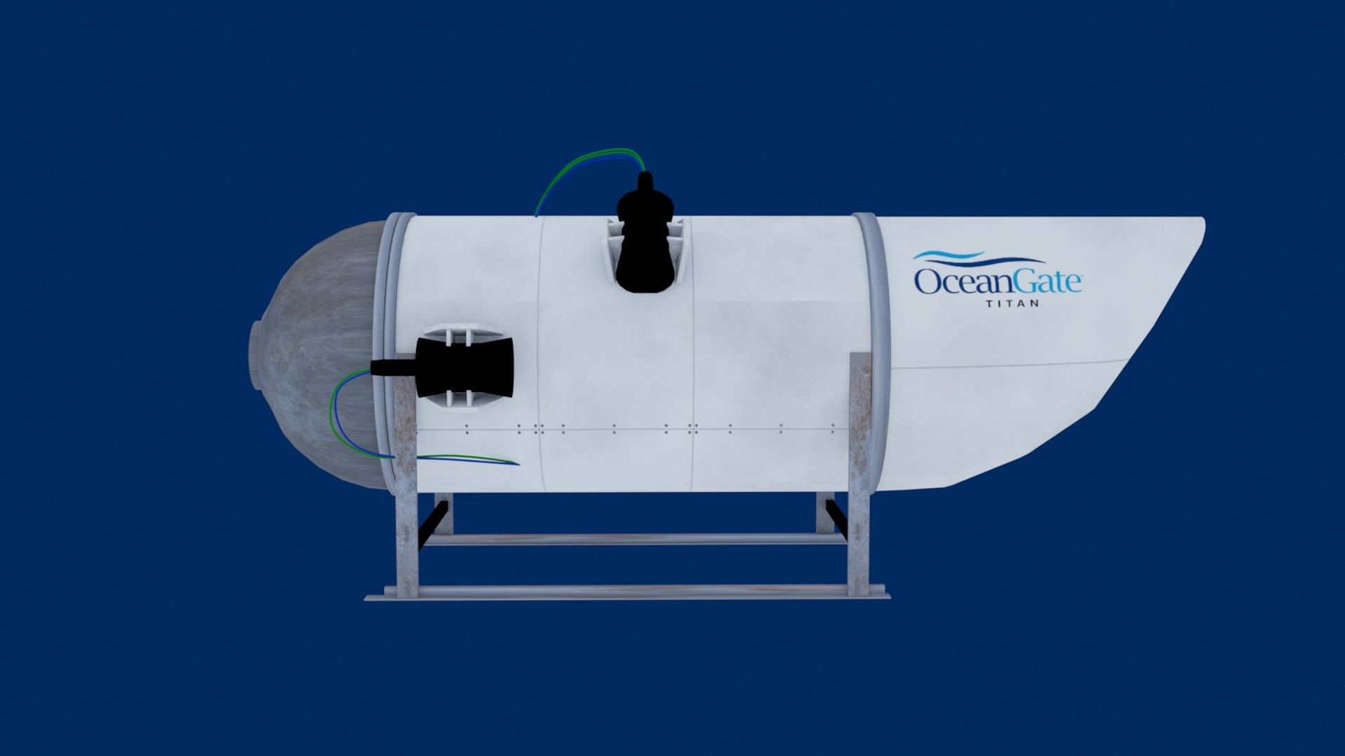 3D Ocengate Titan Submarine Submersible Model - TurboSquid 2087768