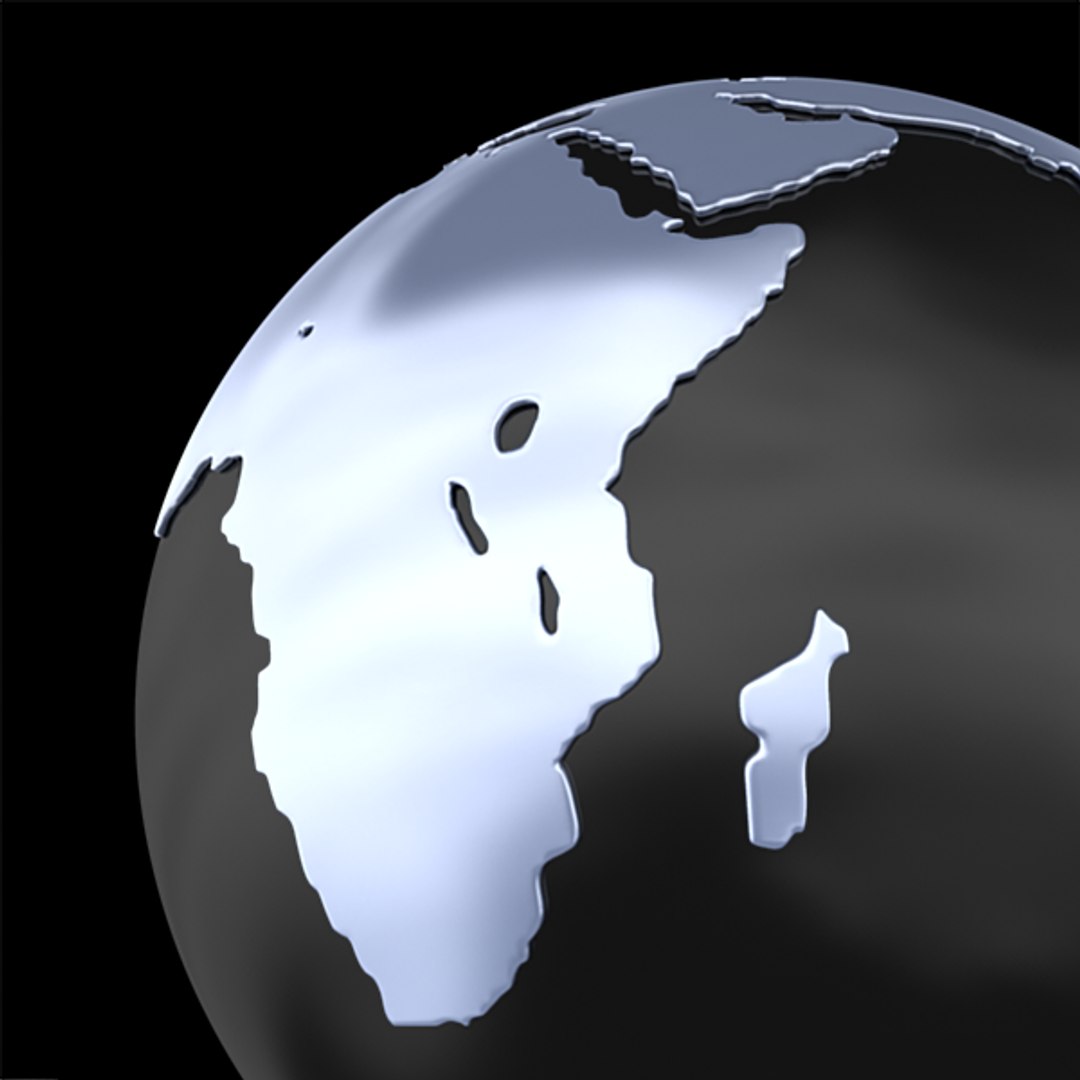 globe earth planet 3d model