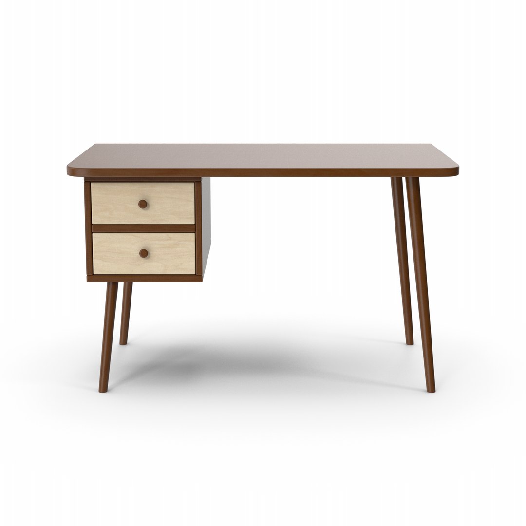 Home Office Desk 3D Model - TurboSquid 1854775