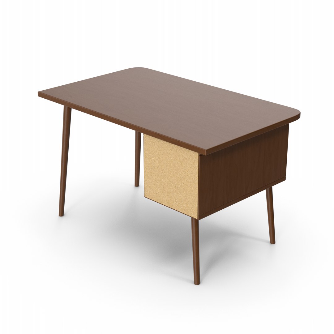 Home Office Desk 3D Model - TurboSquid 1854775
