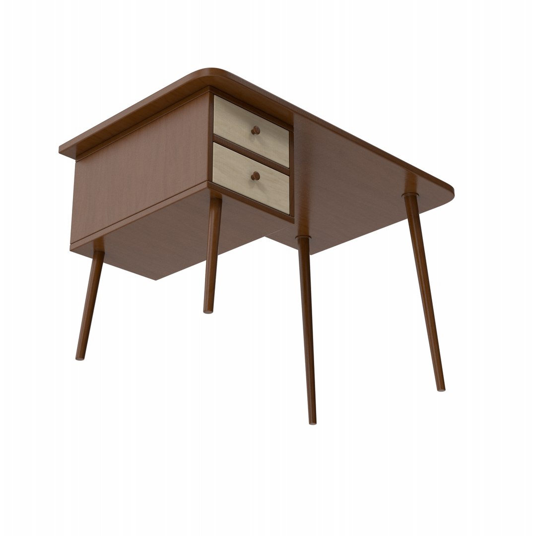 Home Office Desk 3D Model - TurboSquid 1854775