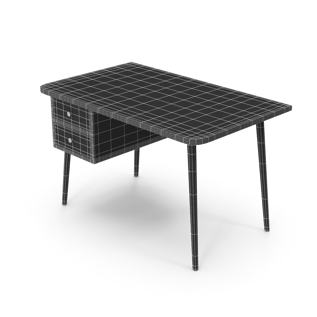 Home Office Desk 3D Model - TurboSquid 1854775