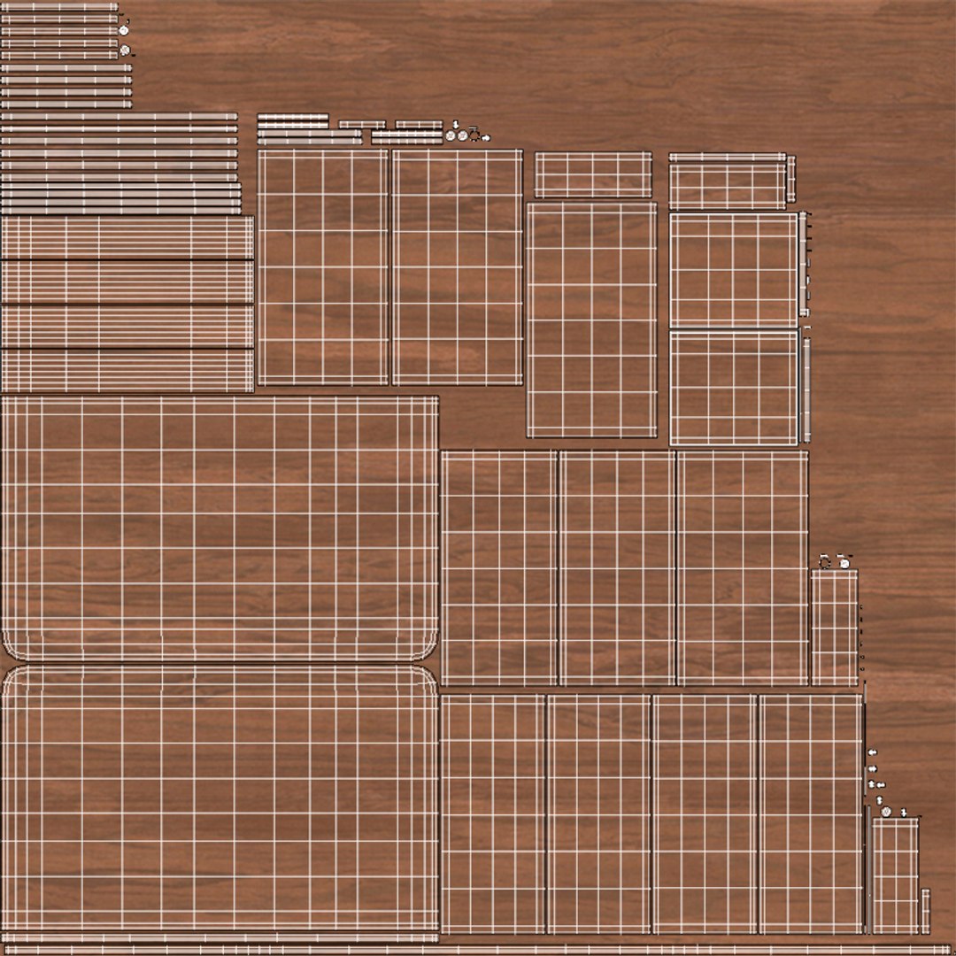 Home Office Desk 3D Model - TurboSquid 1854775