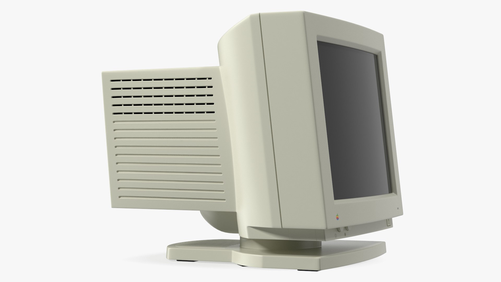 Vintage Apple Computer Monitor 3D Model - TurboSquid 2190022