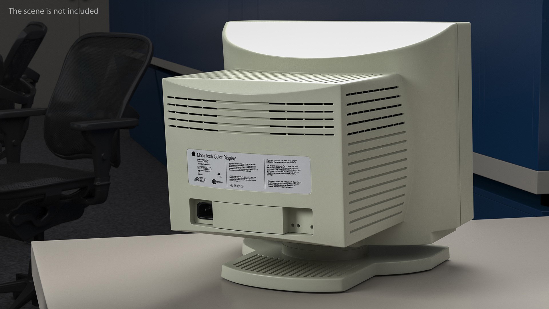 Vintage Apple Computer Monitor 3D Model - TurboSquid 2190022
