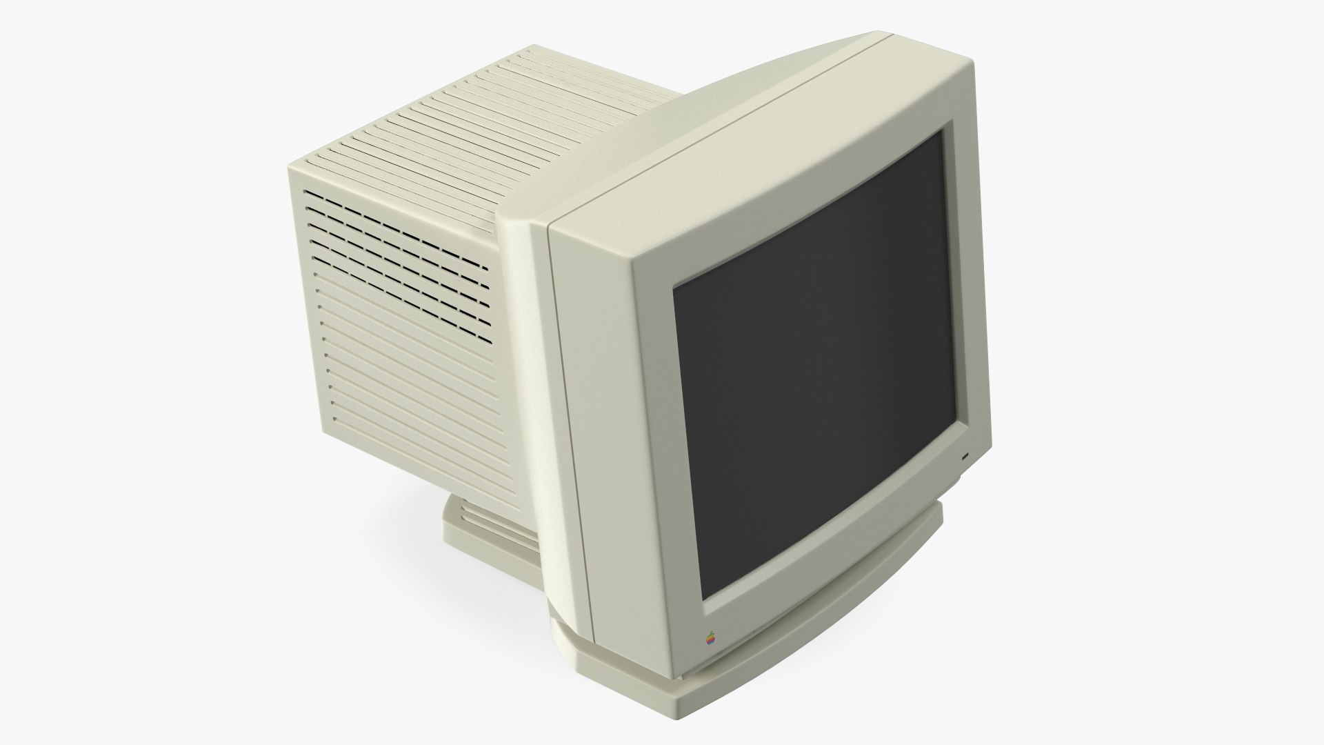 Vintage Apple Computer Monitor 3D Model - TurboSquid 2190022