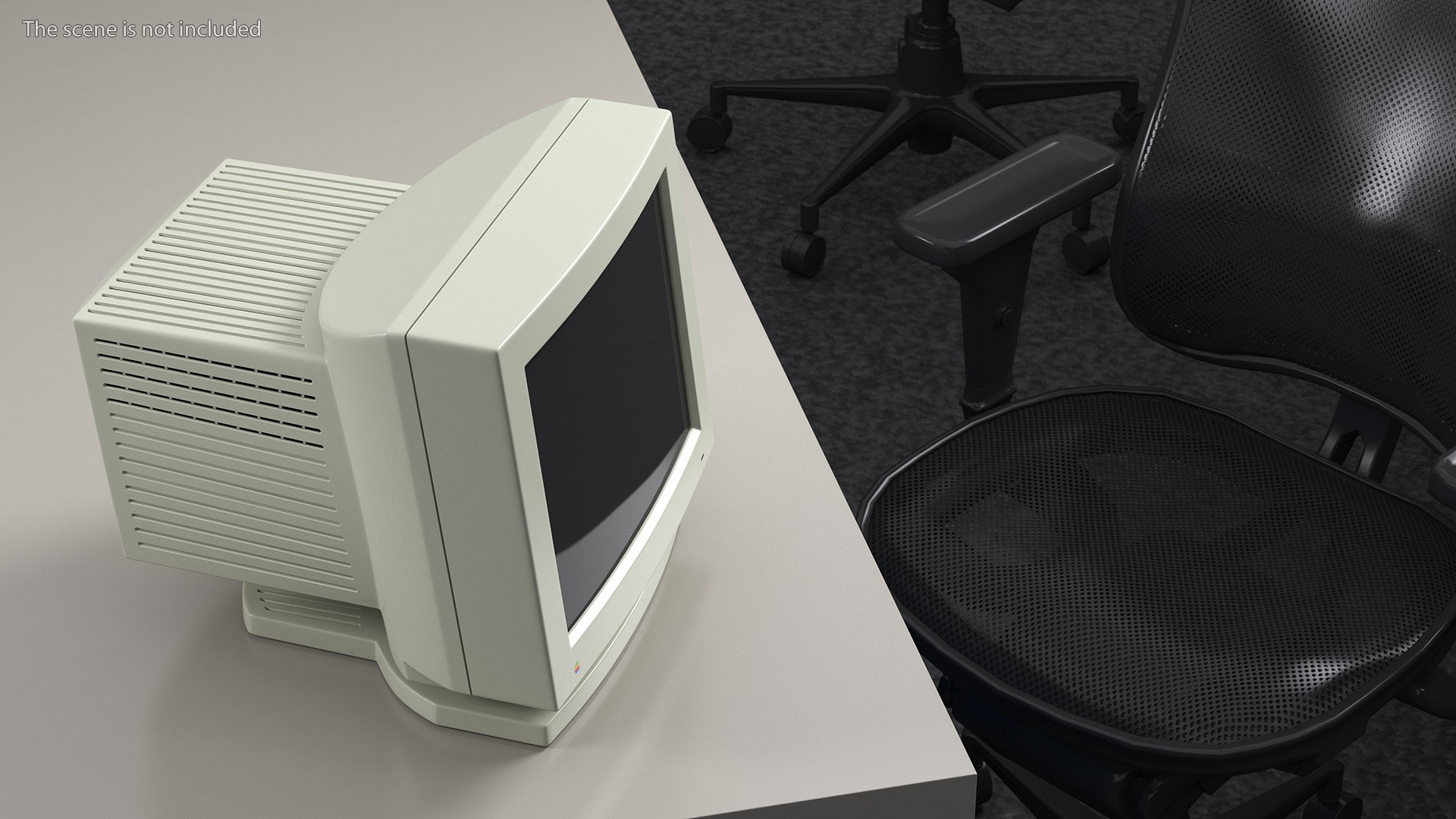 Vintage Apple Computer Monitor 3D Model - TurboSquid 2190022