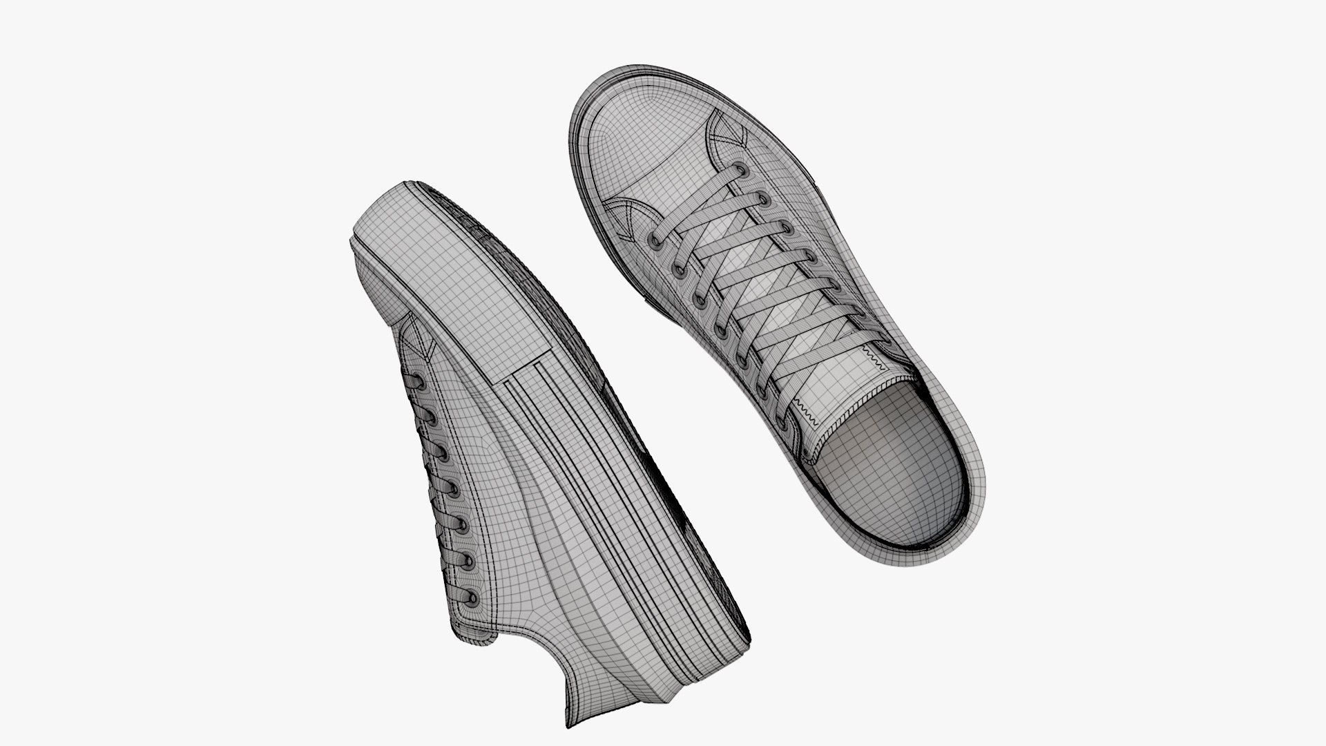 Chuck Taylor All Star Move Platform Low Top Black 3D Model - TurboSquid ...