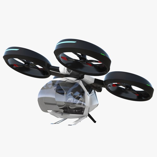 Maya 向けに装備された SF 未来的な旅客ドローン3Dモデル - TurboSquid 2114897