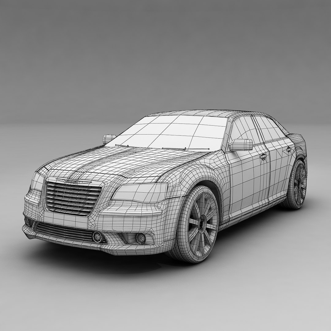 chrysler 300c 3d max