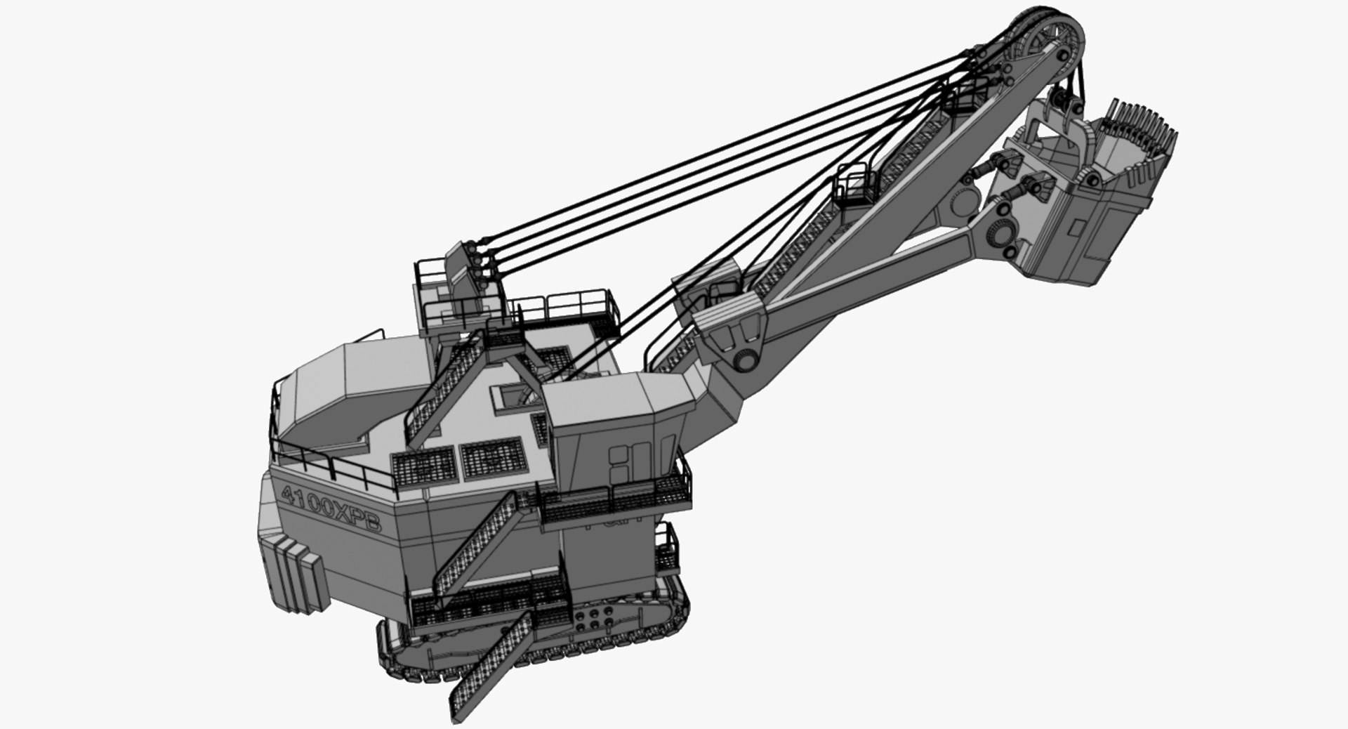 3d Mining Shovel