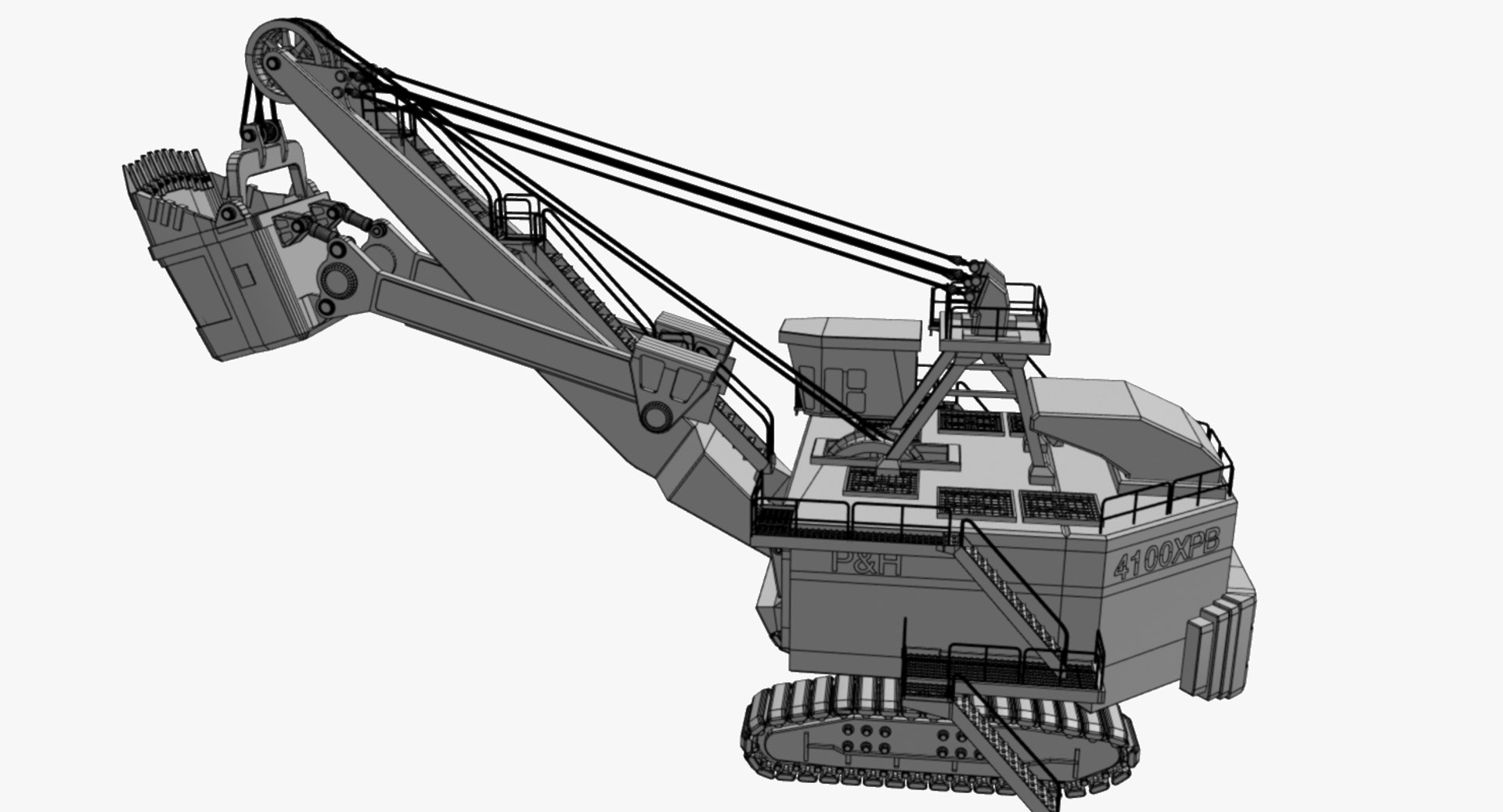 3d Mining Shovel